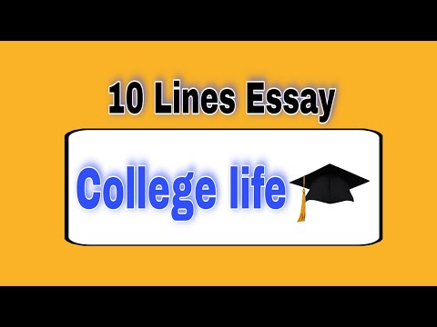 10 Lines Essay on College life || Essay on College life || Write Easy.....