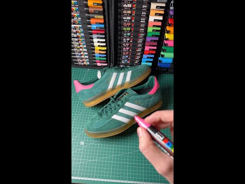 Double the laces, double the style 👟✨ Adidas Gazelle lace swap with a fresh twist! #adidas #sneakers