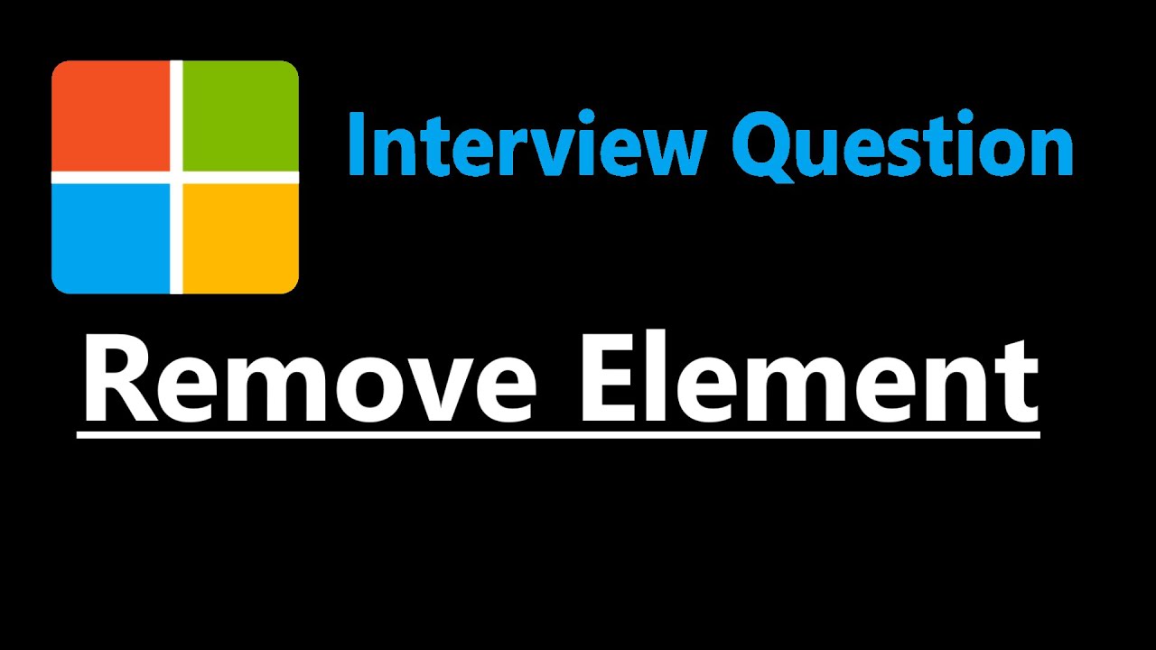 Remove Element - Leetcode 27 - Python