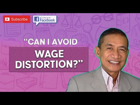 Can wage distortion be avoided if all of the employees are paid beyond the minimum wage?