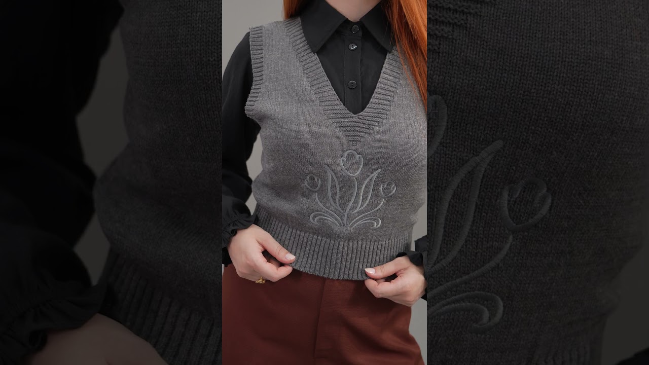 Colete Unique Tricot Flores de Aconite - Coleção Futuras Relíquias | Outono 2025 TF