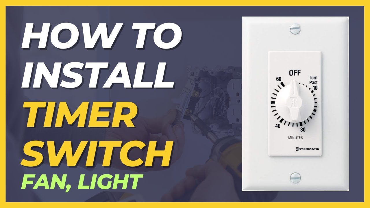 Timer Switch Installation, Replacement Intermatic Timer