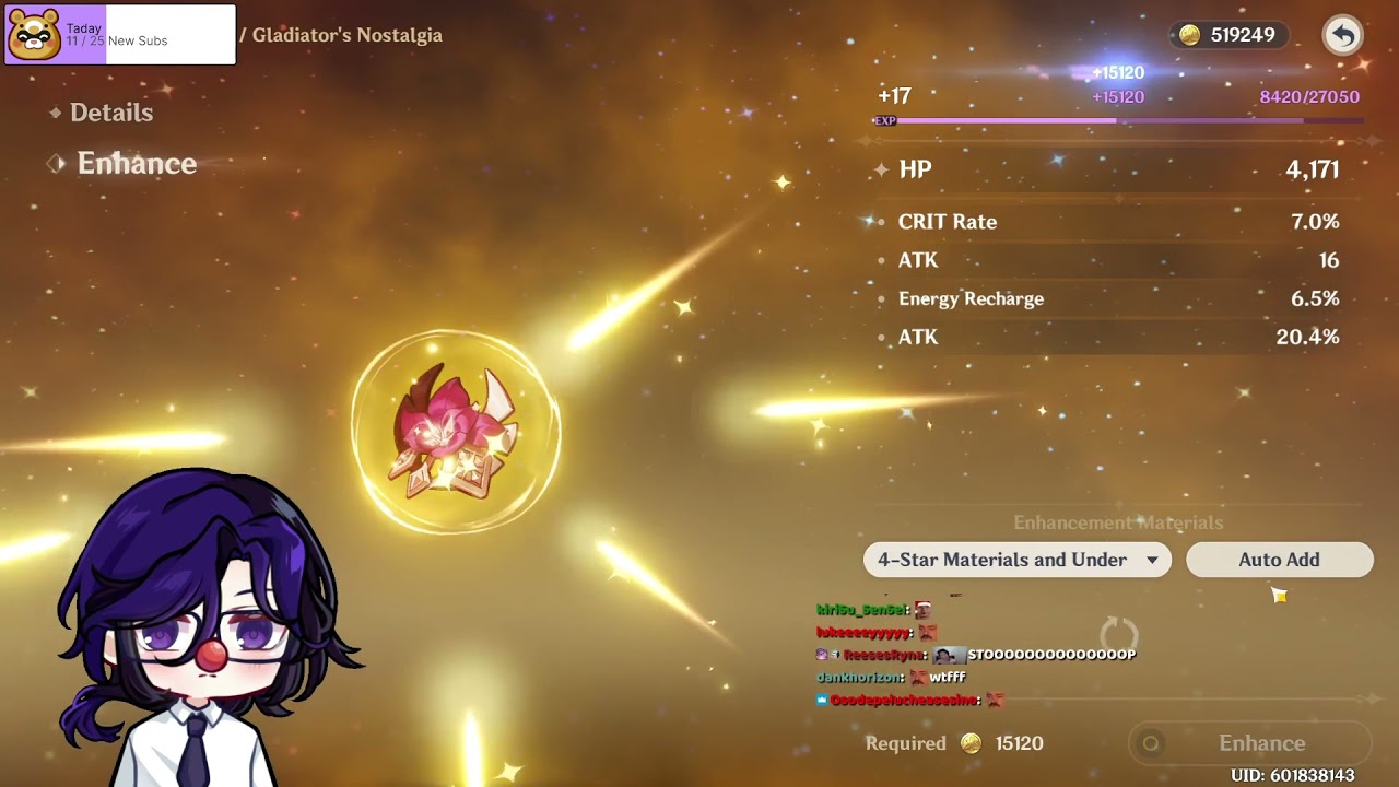 Genshin CEO Activates DEV MODE To Get The Perfect Shenhe Artifact