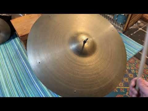 🎥 Avedis Zildjian 20” 1950’s Small Stamp~ 2098 grams Video | Reverb