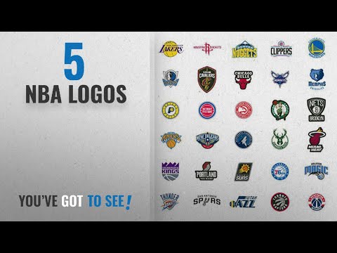 Top 10 NBA Logos [2018]: 30 NBA Stickers Basketball Team Logo Complete Set, All 30 Teams. Die Cut.