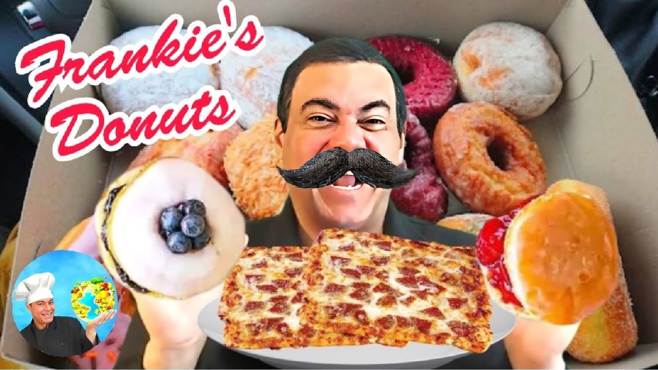 FIRST TIME TO TRY:  FRANKIE'S DONUTS AND PIZZA 