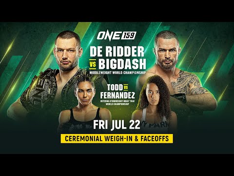 ‘ONE 159’ results: Reinier de Ridder vs Vitaly Bigdash, Janet Todd vs ...