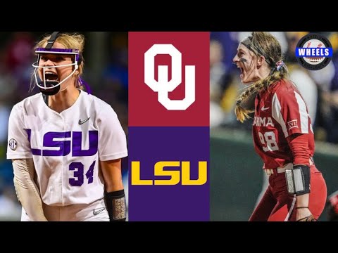 #1 Oklahoma vs #12 LSU Highlights | 2023 College Softball Highlights