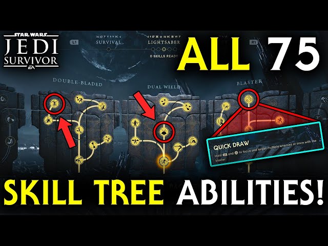 All skill trees in Star Wars Jedi Survivor and how to unlock them