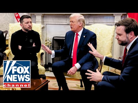 'Just say thank you': Trump, Vance spar with Zelenskyy in tense meeting