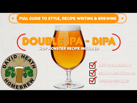 Double IPA DIPA Beer 🍺 Recipe Writing Brewing & Style Guide