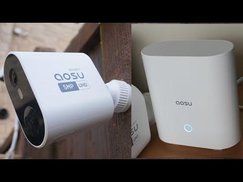 AOSU 5MP WirelessCam System Max Outdoor Security Camera Unboxing, Setup & Review