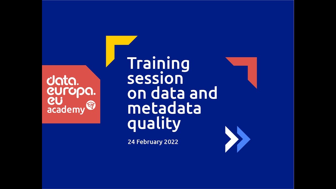 Data and Metadata Quality