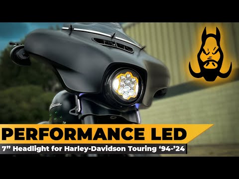HOGWORKZ® 7" LED Performance Headlight for Harley-Davidson® Touring '94-'24