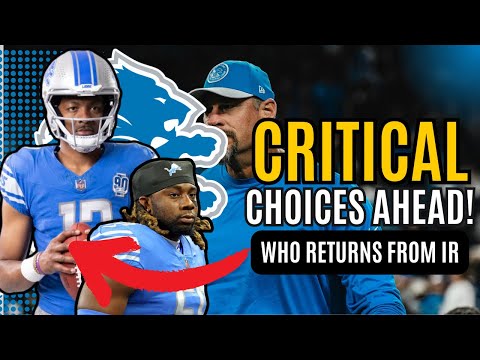 Critical Choices Ahead: Detroit Lions' IR Players Eligibility Update