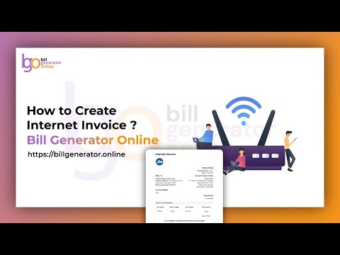 How to Create Internet Invoice | Easy & Quick Guide ๐ป๐