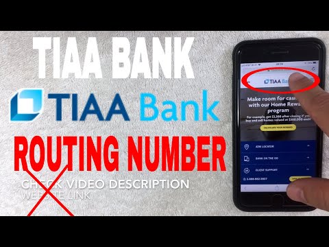 β
TIAA Bank ABA Routing Number - Where Is It? π΄