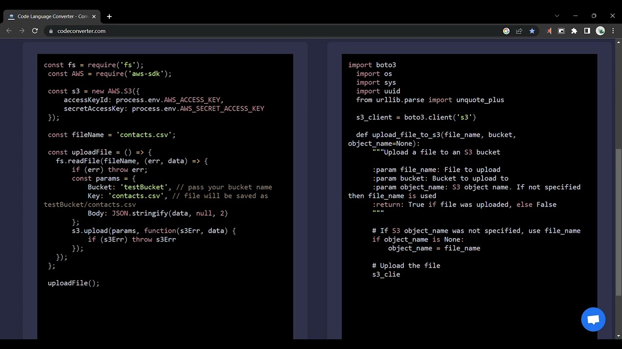 Code Language Converter | Convert code to other languages using AI