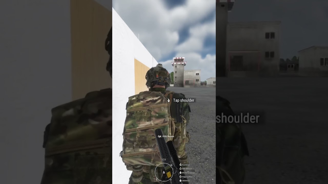 Running new recruits through one of the CQB training blocks #milsim #armareforger #xbox #pc #arma