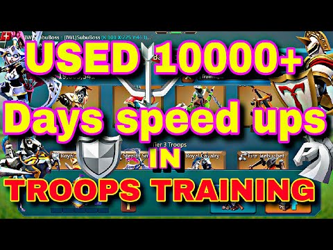 Training Troops in lords mobile || Millions of troops i train #lordsmobile @LordsMobile