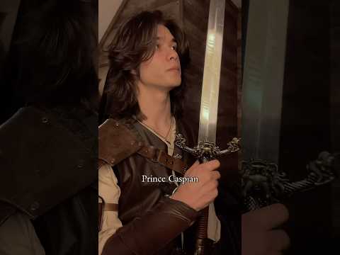 prince caspian .. or high king peter? ๐คโ๏ธ #narnia #nostalgia #princecaspian #cosplay #renfaire