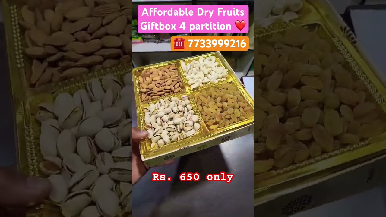 Best Dry Fruits Giftbox Cardboard ❤️ 🥳 #dryfruits #gift