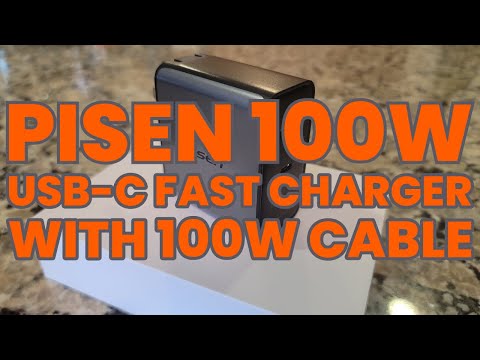 PISEN 100W USB C Fast Charger with 100W Cable #pisen #fastcharger