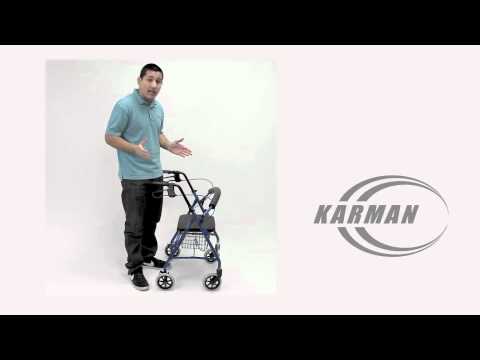 R-4100 Rollator - by Karman Healthcare