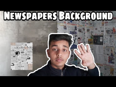 Create Newspapers background [ on our old room] looking nice