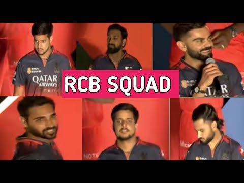 Full Squad Unveil at RCB Unbox 2025/Bengaluru ! IPL 2025 /khizer cricket info