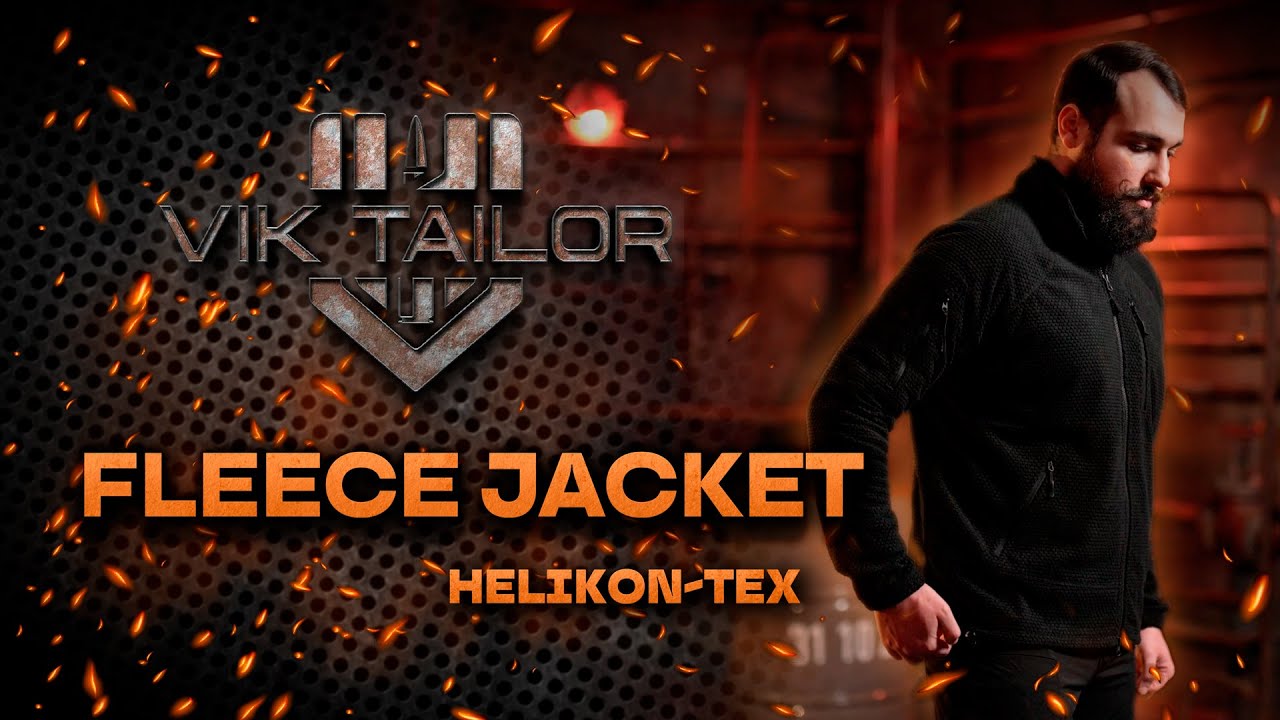 Fleece jacket Helikon-Tex Alpha Tactical | black | Vik-Tailor