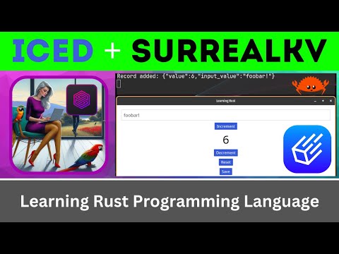 iced GUI + Database | embedded surrealkv | Rust Language