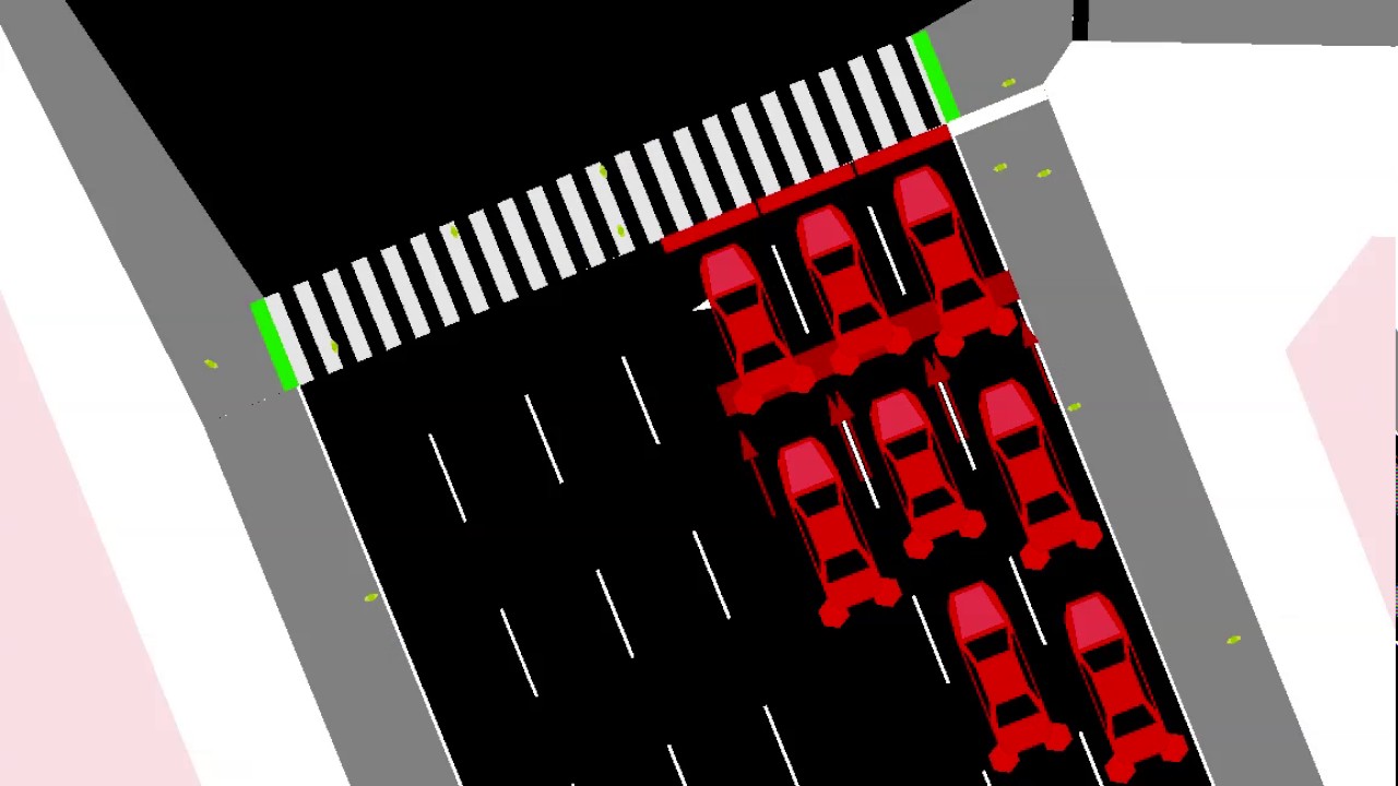 Pedestrian Warning with SUMO_New
