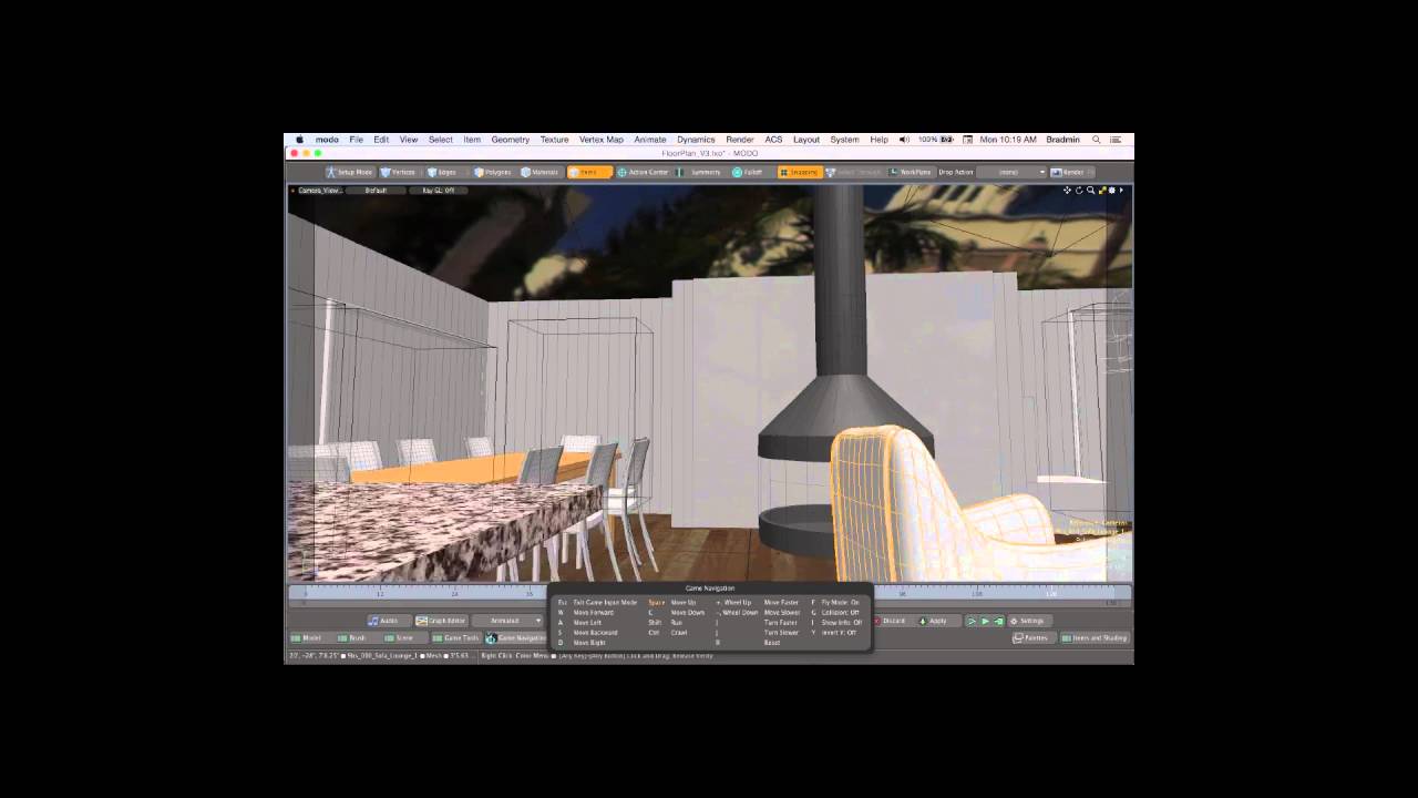 MODO 10 Quick Clip -- Game Style Navigation