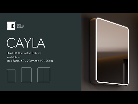 Cayla Slim LED Cabinet | hib.
