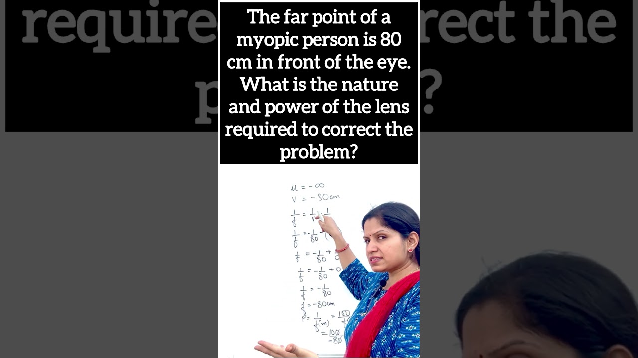 Super Easy Trick to Solve All Numericals | Human Eye and Colourful World  #drpreetimittal