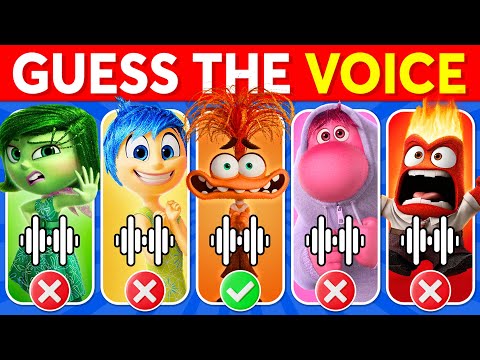 🔊 Guess The Voice...! Inside Out 2 Movie 🔥 Envy, Embarrassment, Anxiety, Ennui