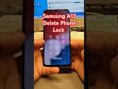 Samsung A13 (SM-A135F), Delete Pin, Pattern, Password lock.