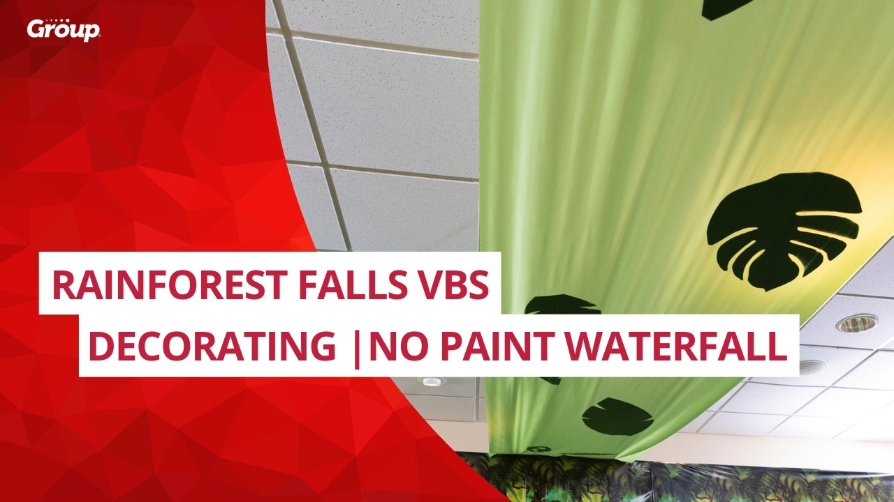 Rainforest Falls Decorating | Canopy Ceiling