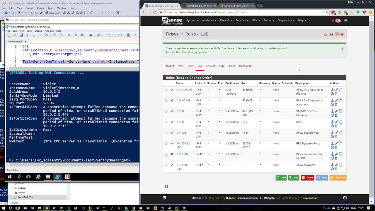 Resolving Sentry One Connection Problems
