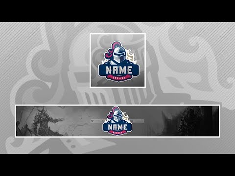 FREE Knight Mascot Logo Template + Banner Template (PSD) #15