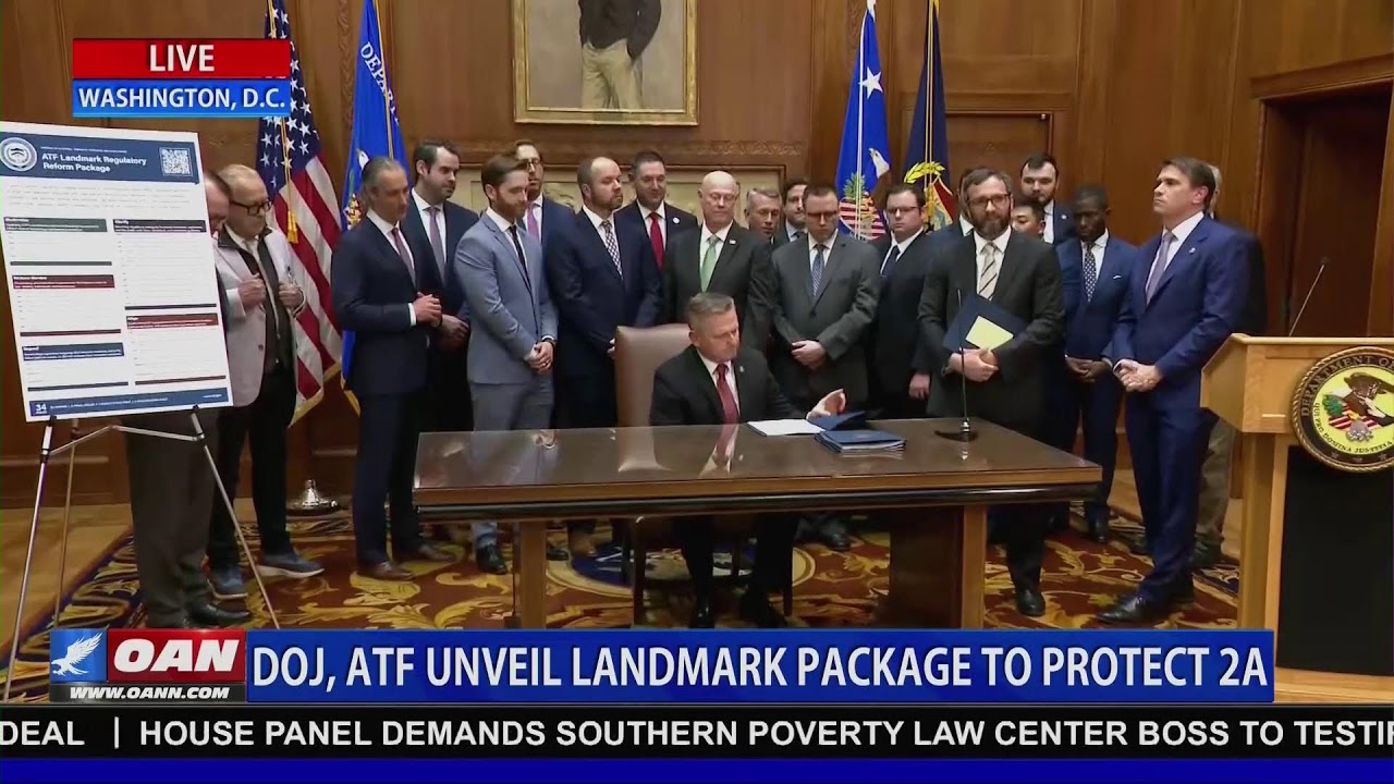 LIVE: DOJ, ATF Hold Presser on Regulatory Review of 2A Rights