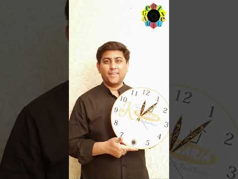 Acrylic Logo Wall Clocks 12 Inch- Order now Pixel Image 9112240456