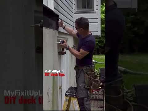 DIY tips: Easier Way to Install a Deck Ledger Board Alone