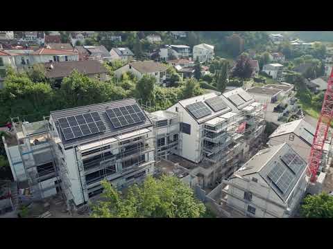 Drohnenflug Sipplingen: Exklusive Doppelhaushälften am Bodensee