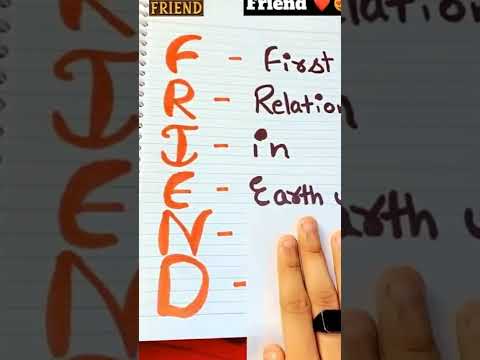 Full Form of friend # Short