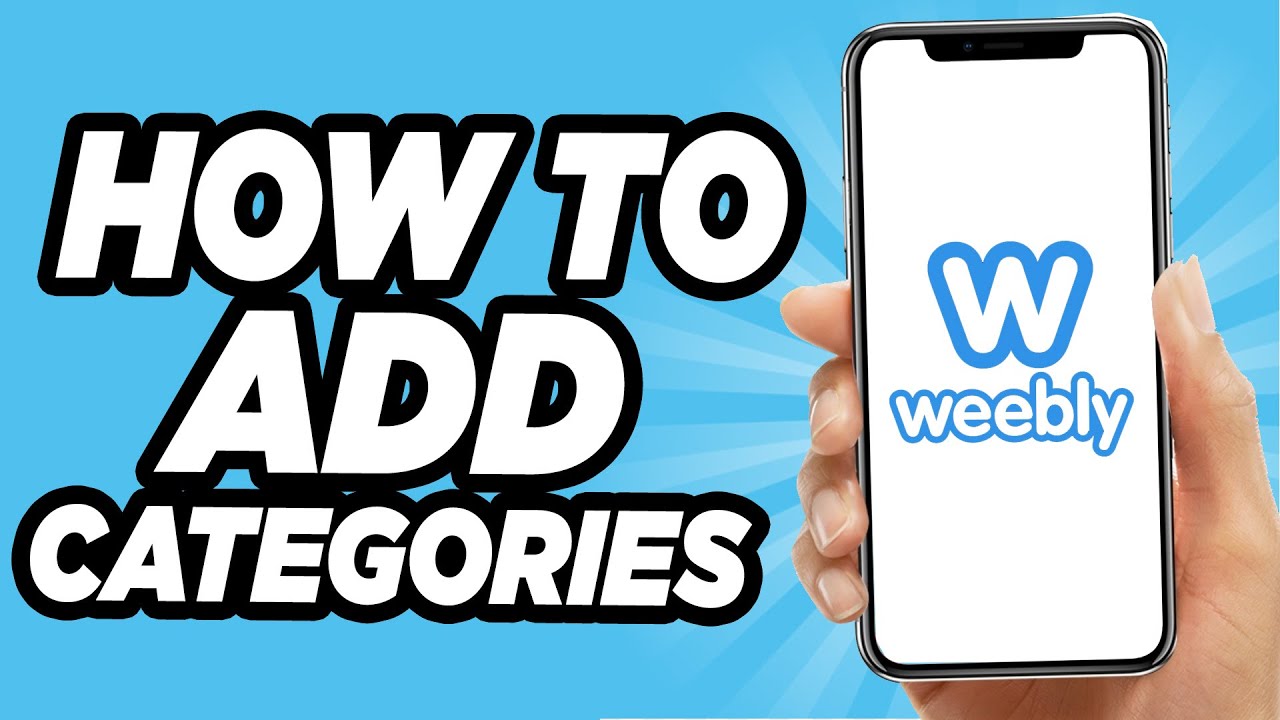 How To Add Categories On Weebly (Easy!)