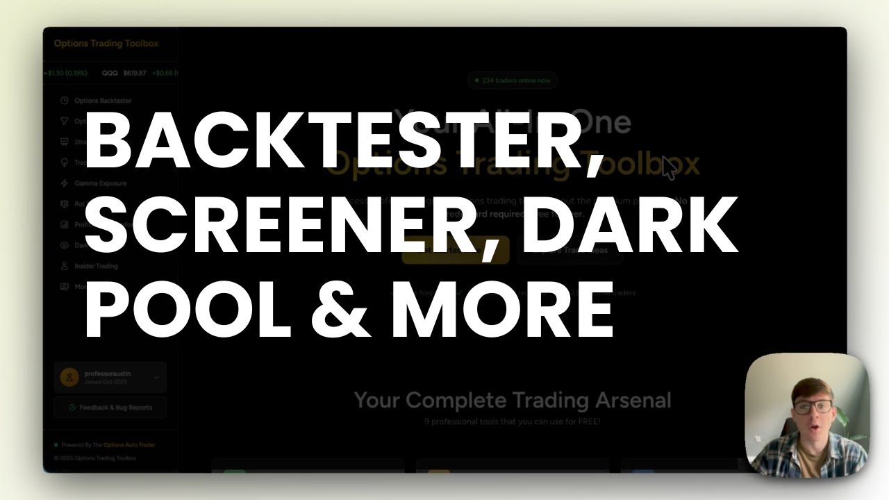 Options Trading Toolbox Walkthrough