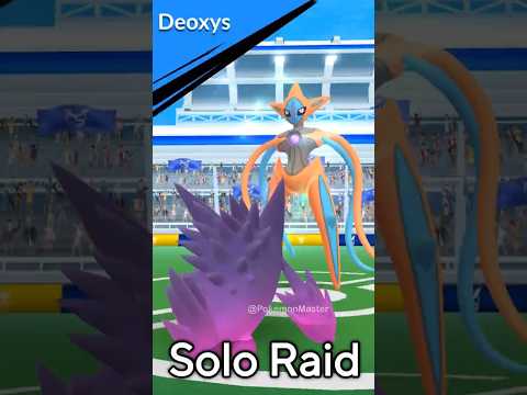 *SOLO* DEOXYS (Attack forme) Raid (Pokemon GO)
