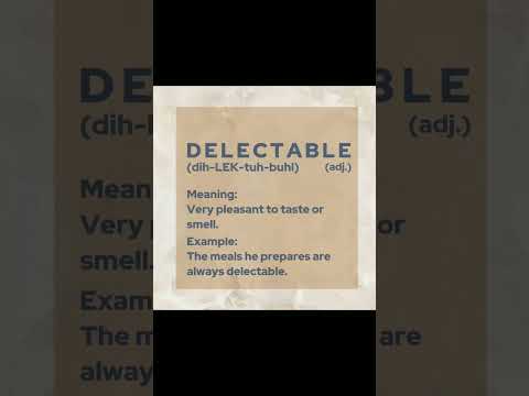#shorts vocabulary | DELECTABLE
